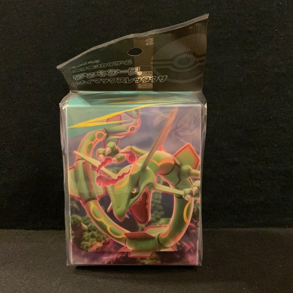 Pokemon | Other | Pokemon Center Dynamax Rayquaza Card Deck Box From ...